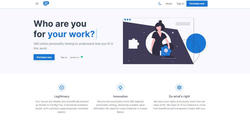 Personas | 360 online personality testing.